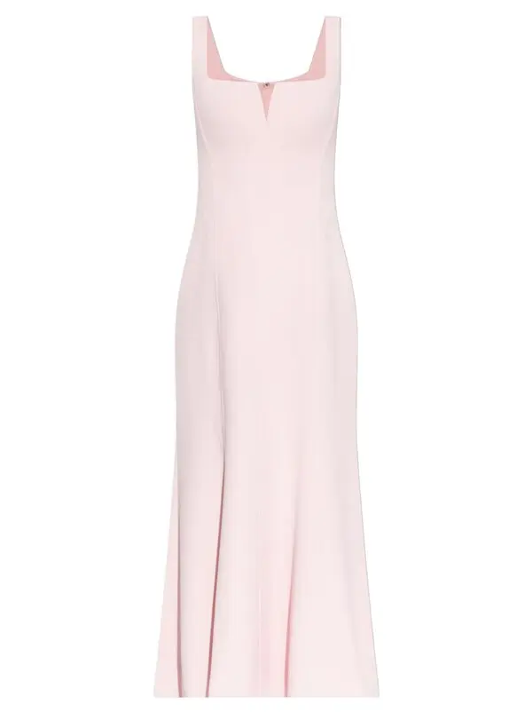 SELF-PORTRAIT Strappy Midi Dress - Pink