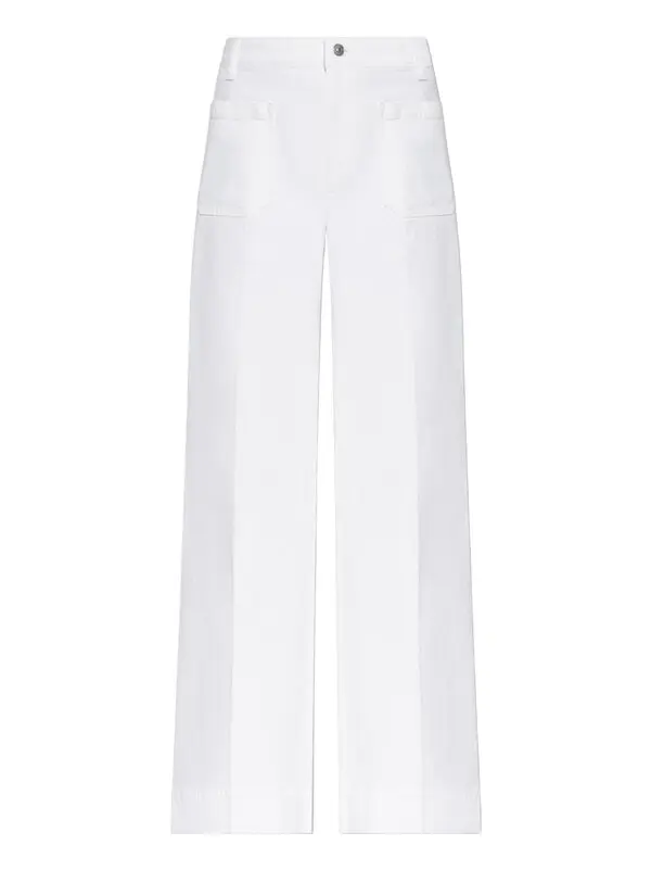 Victoria Beckham Wide-leg Trousers - White