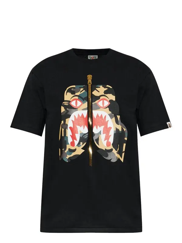 A BATHING APE T-shirt With Print - Black
