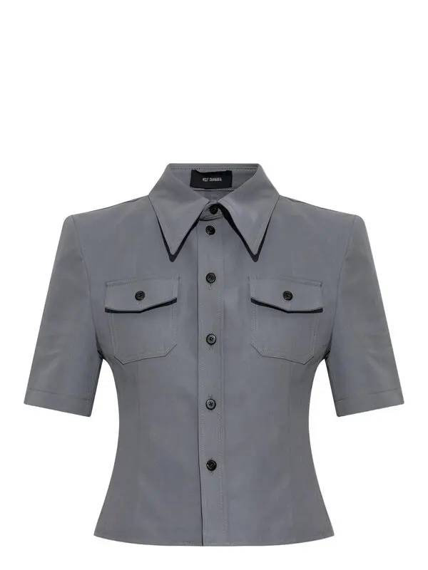 WILLY CHAVARRIA Short-sleeved Shirt - Grey