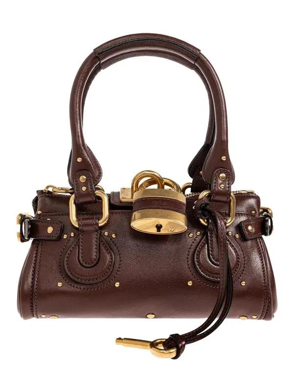 Chloé Paddington Handbag - Burgundy