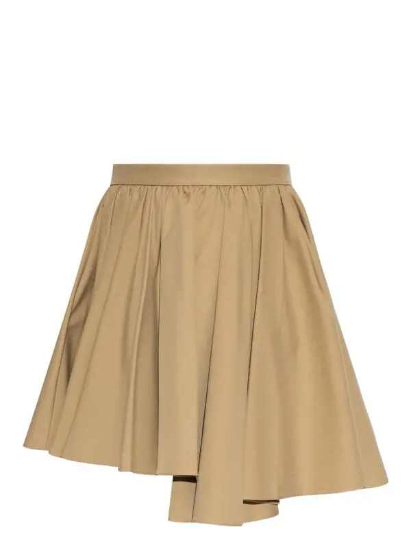 SELF-PORTRAIT Asymmetrical Skirt - Beige