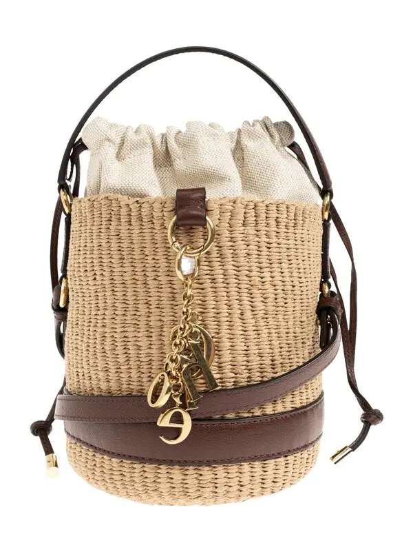 Chloé Charms’ Bucket Handbag - Beige