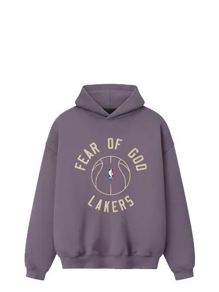 Fear Of God Essentials Lakers X Barkley Hendricks 90s Hoodie - Cadet
