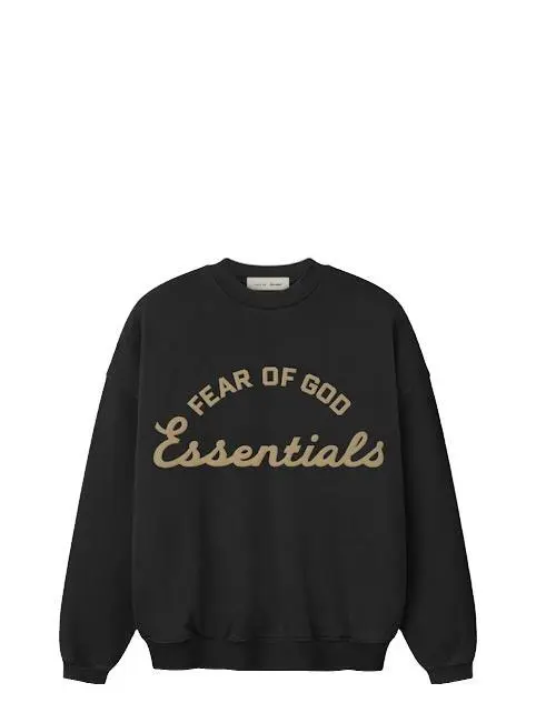 Fear Of God Essentials Training 90's Crewneck Sweatshirt - Faded Black