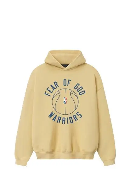 Fear Of God Essentials Warriors X Barkley Hendricks 90s Hoodie - Italian Straw