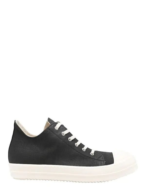 Rick Owens Low Sneaks - Black/milk