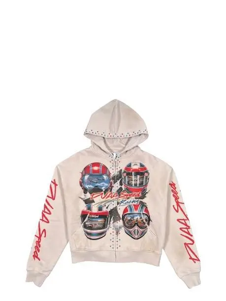 DUAA Velocity Washed Hoodie - Beige