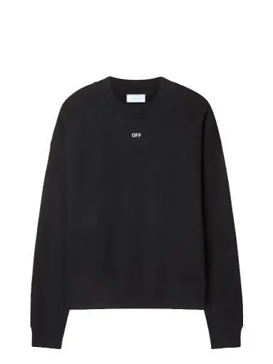 Off-White Vibe Arrow Skate Crewneck Sweatshirt - Black
