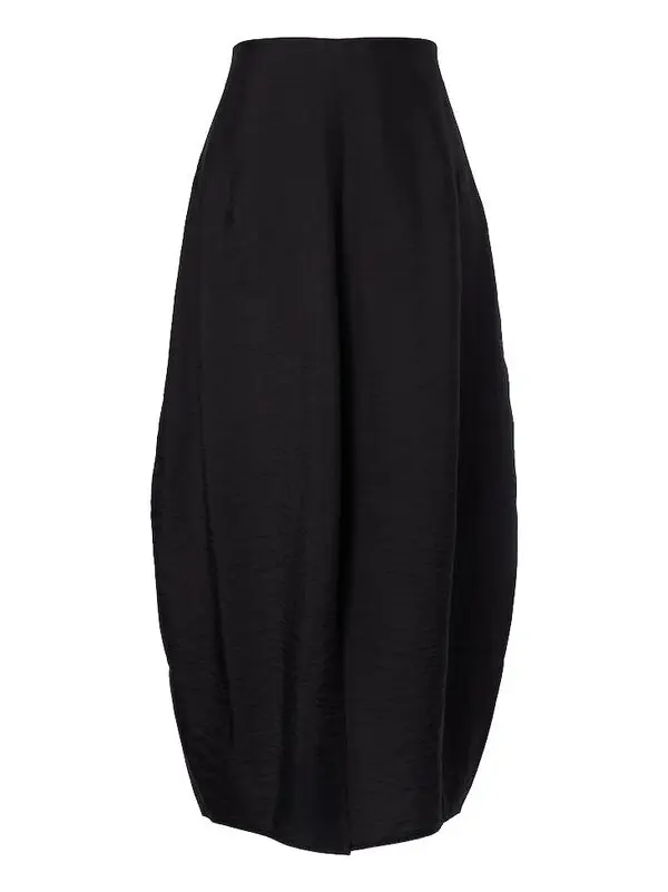 TOTEME Silk-blend Maxi Skirt - Black