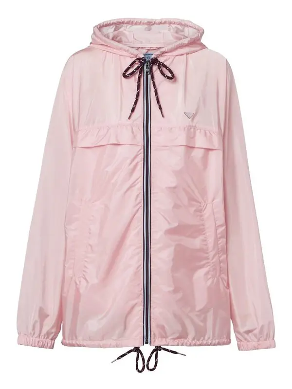 Prada Re-nylon Hooded Jacket - Pink