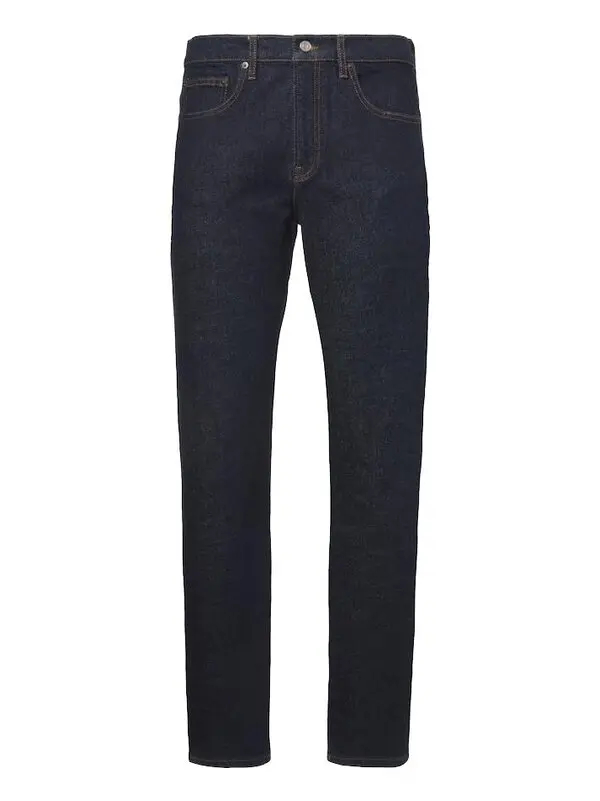FRAME Mid-rise Straight Jeans - Blue