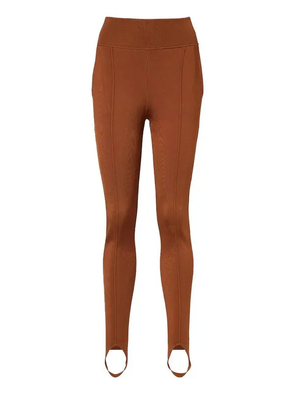 Chloé High-rise Stirrup Leggings - Brown