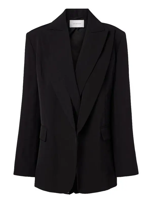 Sportmax Stenuta Layered Blazer - Black