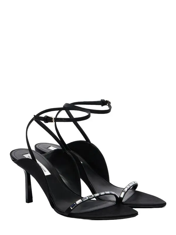 Victoria Beckham Crystal-embellished Sandals - Black