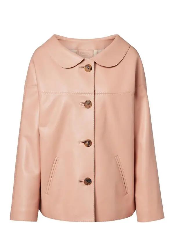 Prada Leather Jacket - Pink