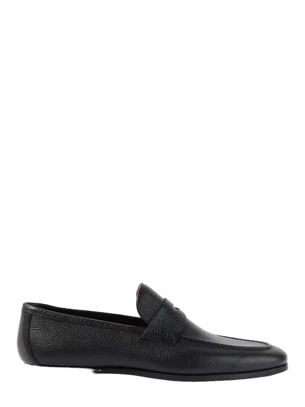 Magnanni Diezma Ii Leather Penny Loafers - Black