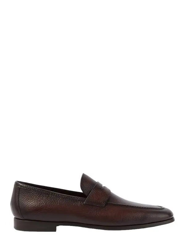 Magnanni Diezma Ii Leather Penny Loafers - Brown