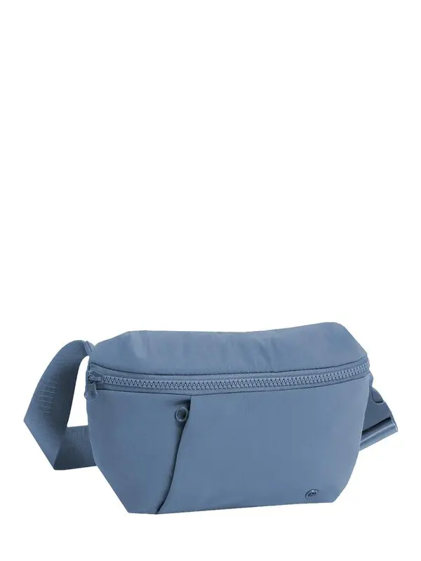Joan & David Sport Nylon Passport Belt Bag - Denim