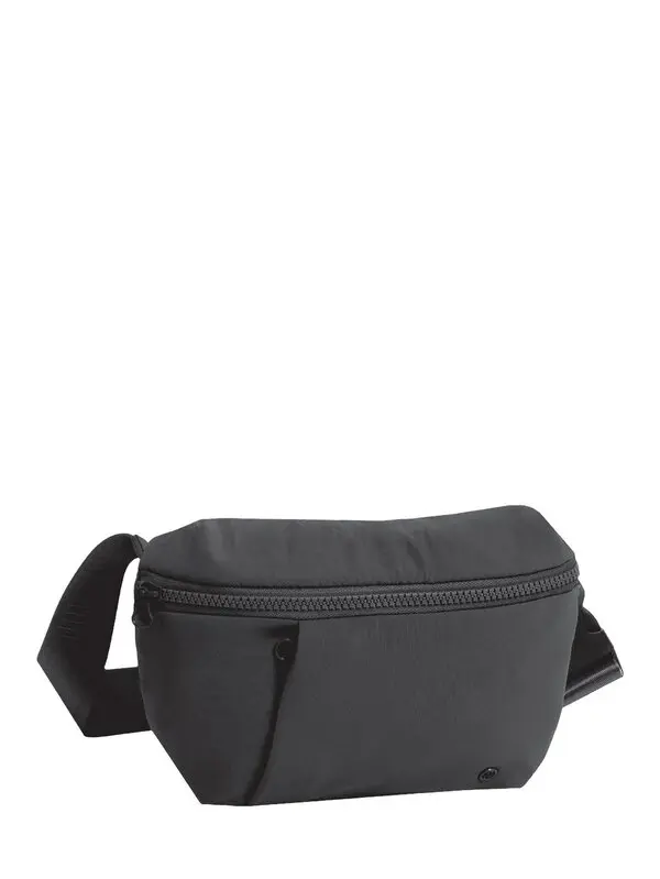 Joan & David Sport Nylon Passport Belt Bag - Black