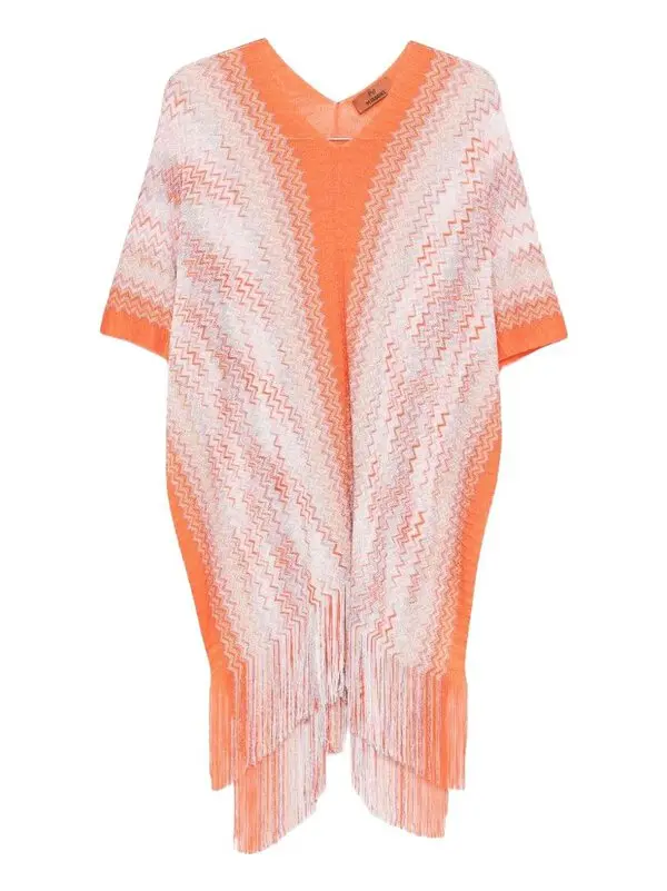 Missoni Short Poncho - Orange