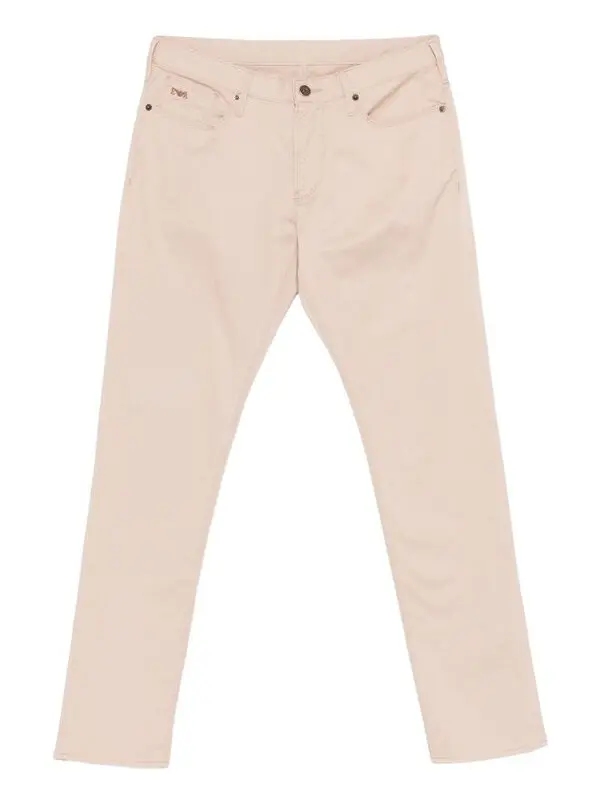 Emporio Armani Denim Cotton Jeans - Beige