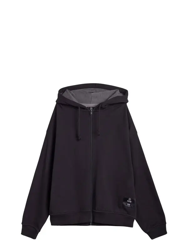 Y3 Zip-up Hoodie - Black