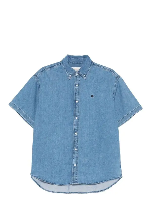 Carhartt Work In Progress Denim Cotton Shirt - Sky Blue