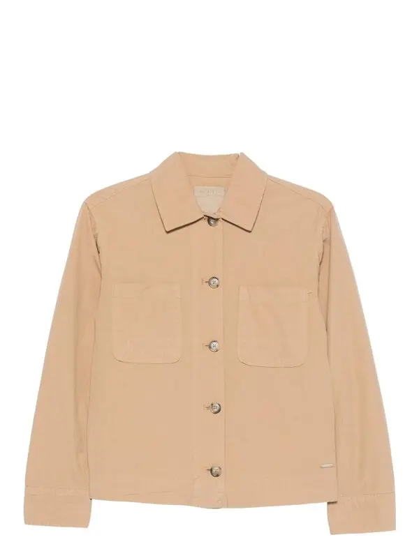 Woolrich Cotton Overshirt - Beige