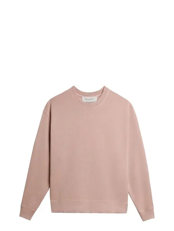 GOLDEN GOOSE Cotton Crewneck Sweatshirt - Pink