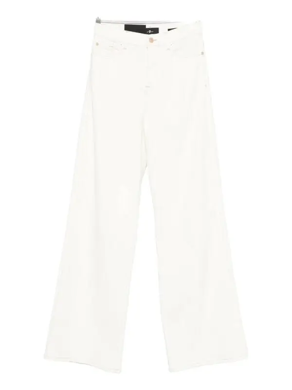 7 For All Mankind Lotta Denim Jeans - White