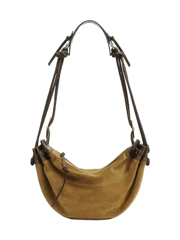 Isabel Marant Maia Medium Leather Shoulder Bag - Grey