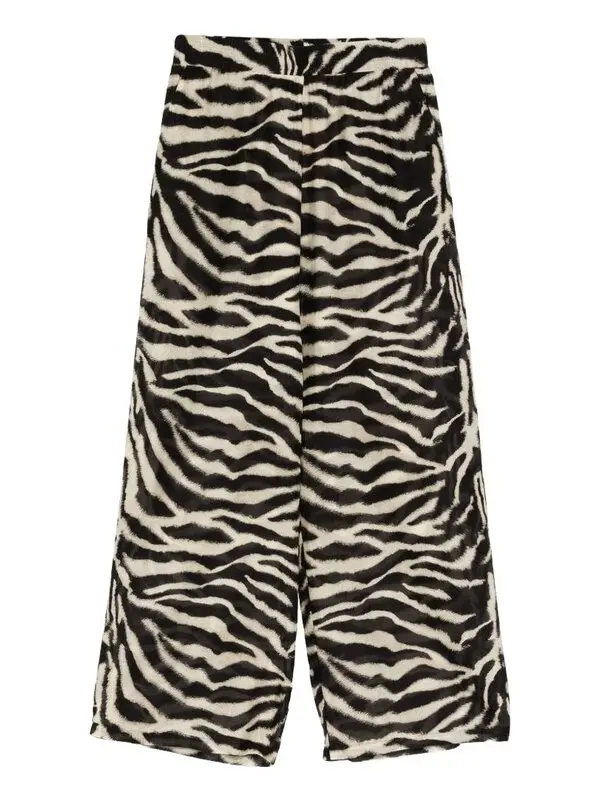 Ermanno Scervino Printed Cotton Trousers - Multi