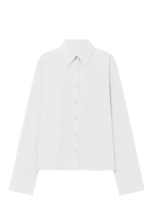 THE FRANKIE SHOP Tila Wide Sleeve Shirt - White