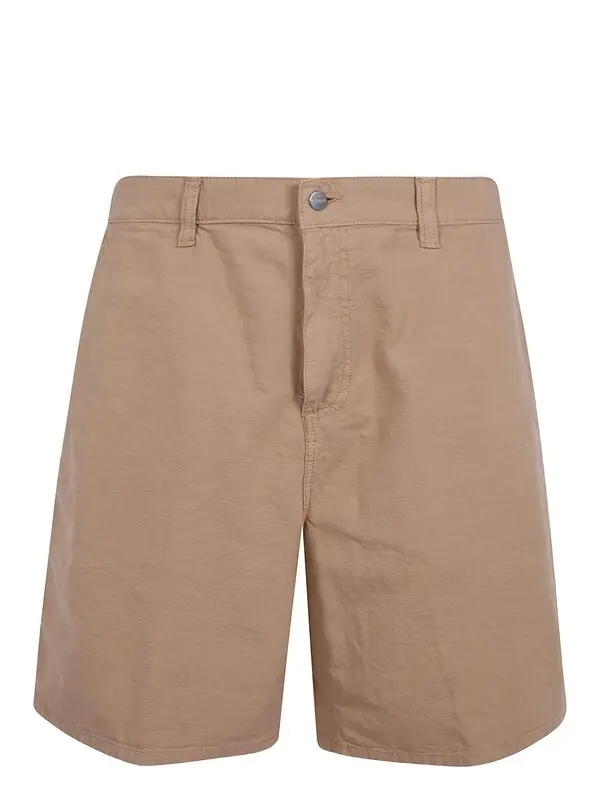 Carhartt Work In Progress Walter Leon Single Knee Shorts - Brown