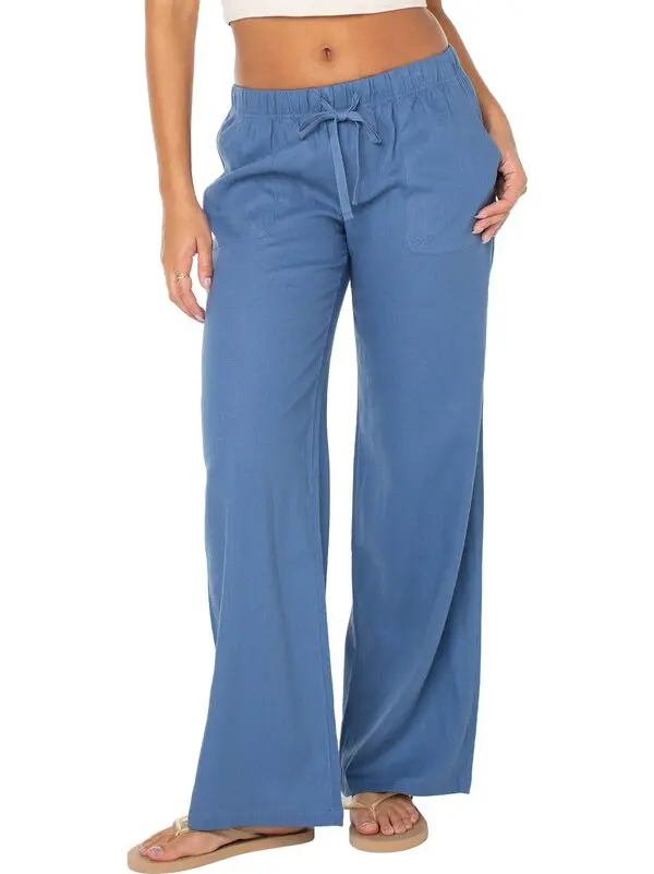 Roxy Lagoon Pant - Blue Horizon Solid