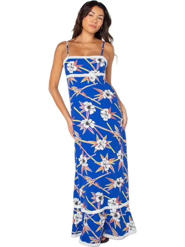 Roxy Balmy Sunset Maxi Dress - Surf The Web Ikebana