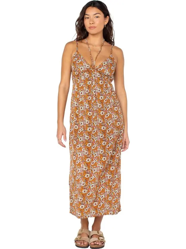 Roxy Sunshine Crush Midi Dress - Lilas Desert Ditsy