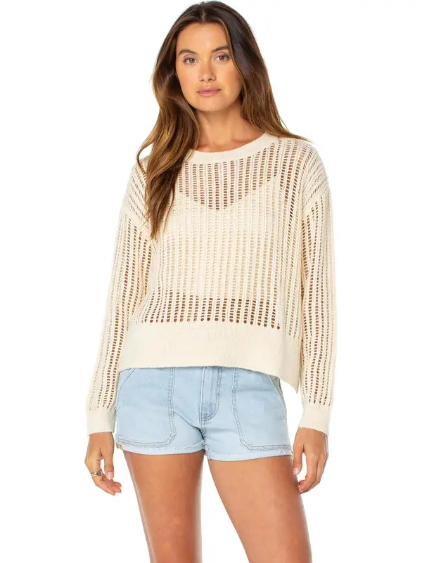 Roxy Flipside Sweater - Parchment