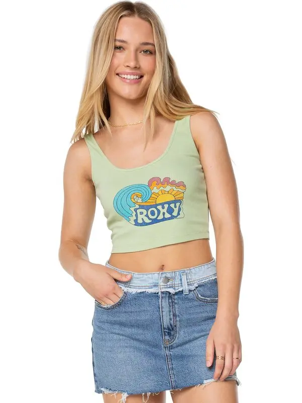 Roxy Grateful For Nature Dive In Tank - Tarragon Grateful For Nature Alt