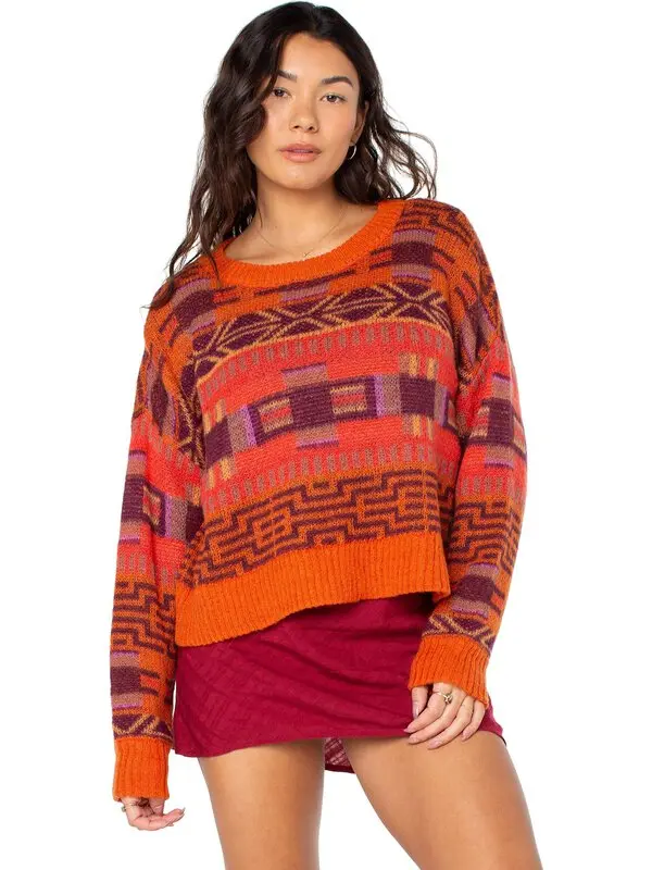 Roxy Free Spirit Sweater - Cinnebar