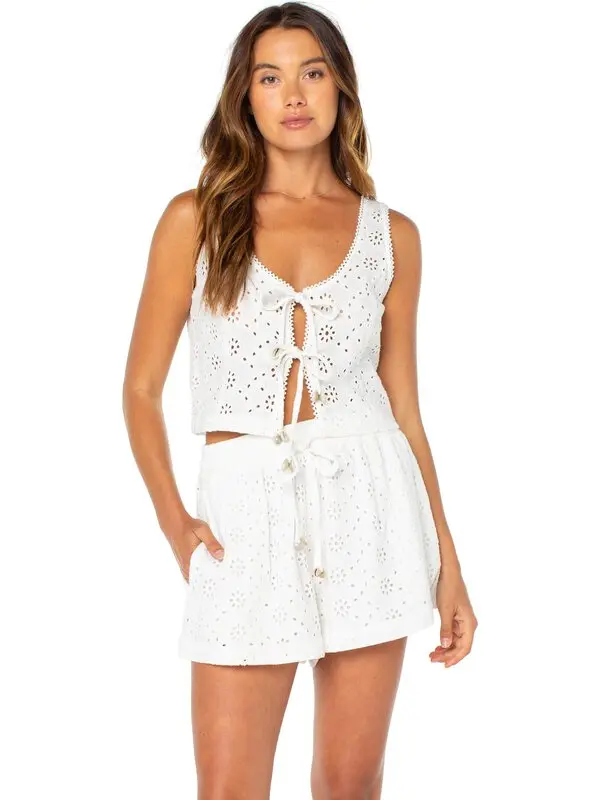 Roxy Kayla Tank - Cloud Dancer Solid