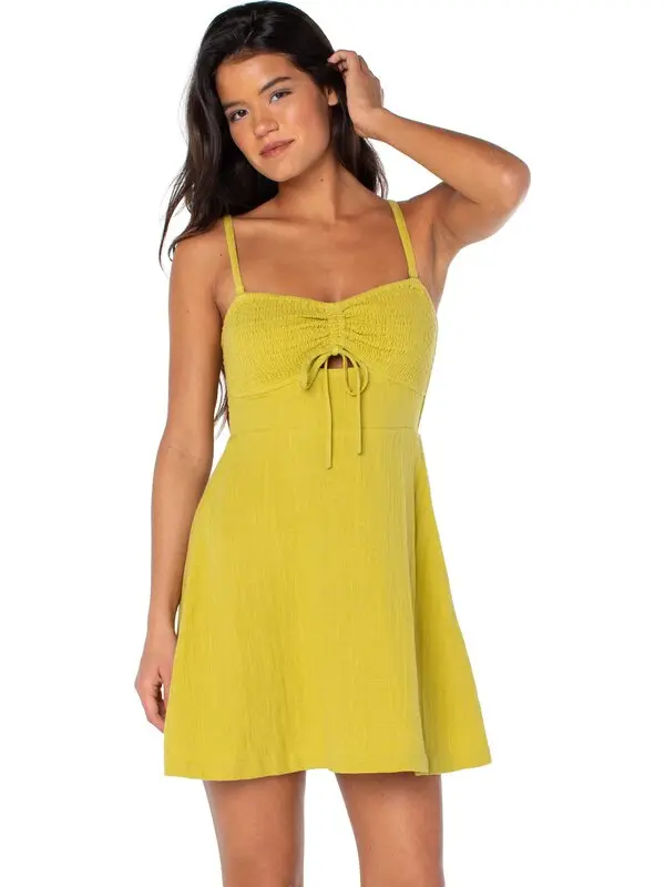 Roxy Spring Fling Mini Dress - Spring Bud Solid