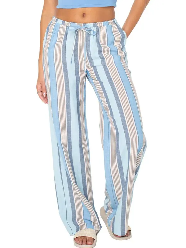 Roxy Iyla Pant - Silver Lake Boardwalk Stripe