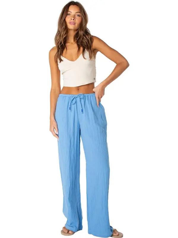 Roxy Iyla Pant - Silver Lake Solid