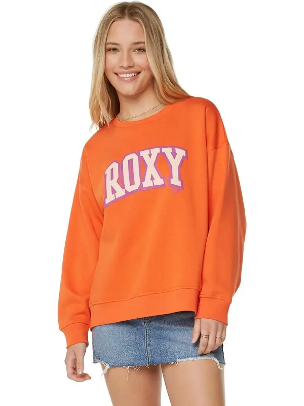 Roxy Morning Hike Crewneck - Tigerlily Roxy College