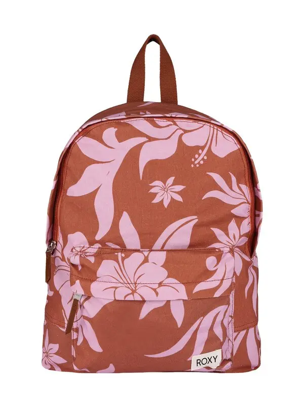 Roxy Canvas Printed Backpack - Vaca All Day Ditsy Orchid