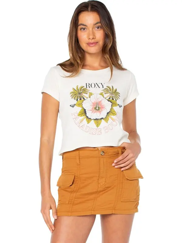 Roxy In Bloom Tee - Cloud Dancer In Bloom
