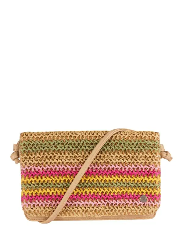 Roxy Coco Pearl Crossbody Bag - Natural