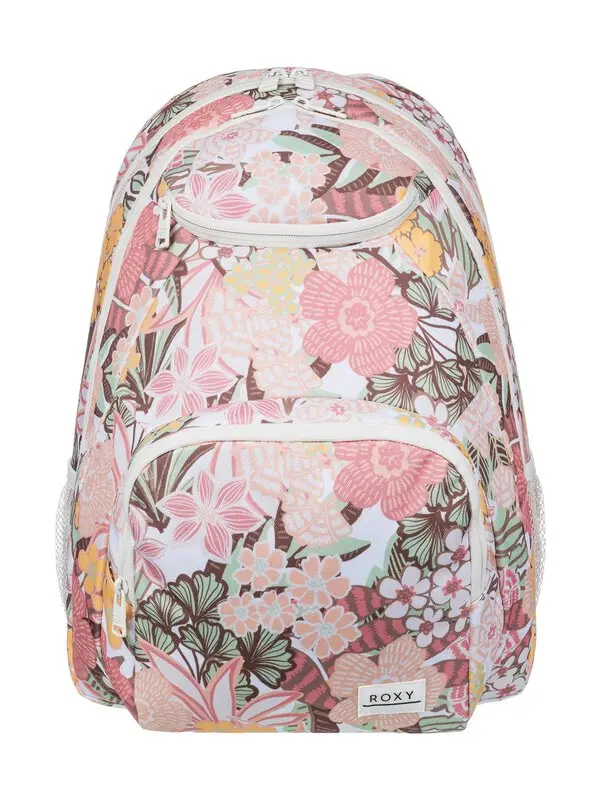 Roxy Shadow Swell Medium Backpack - White Viva La Vida